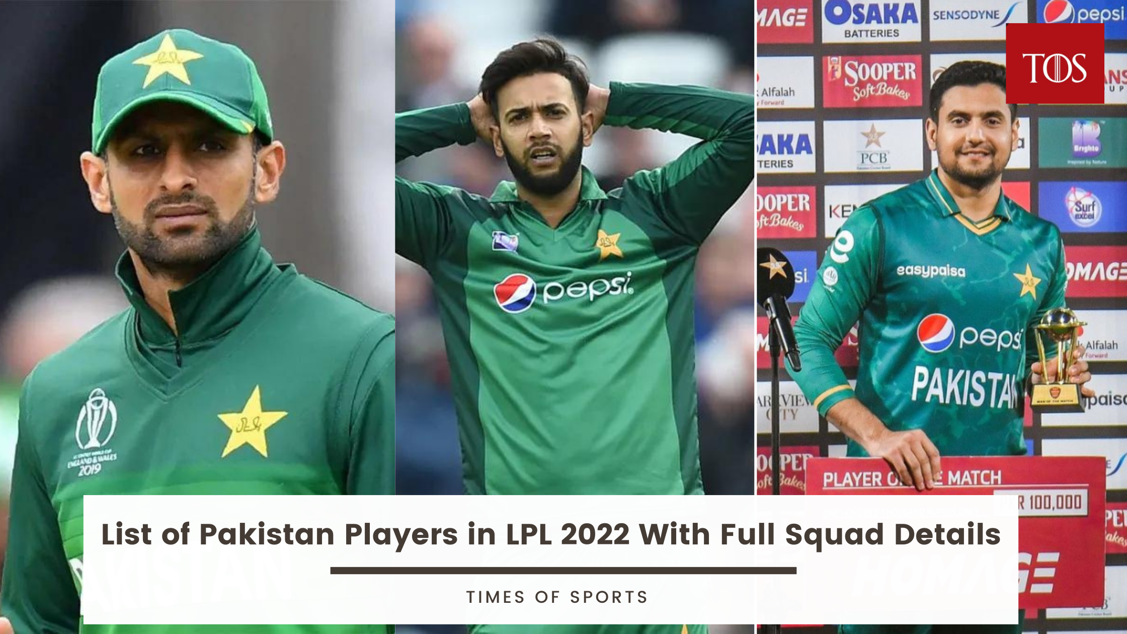 List of Pakistan Players in LPL 2022 With Full Squad Details