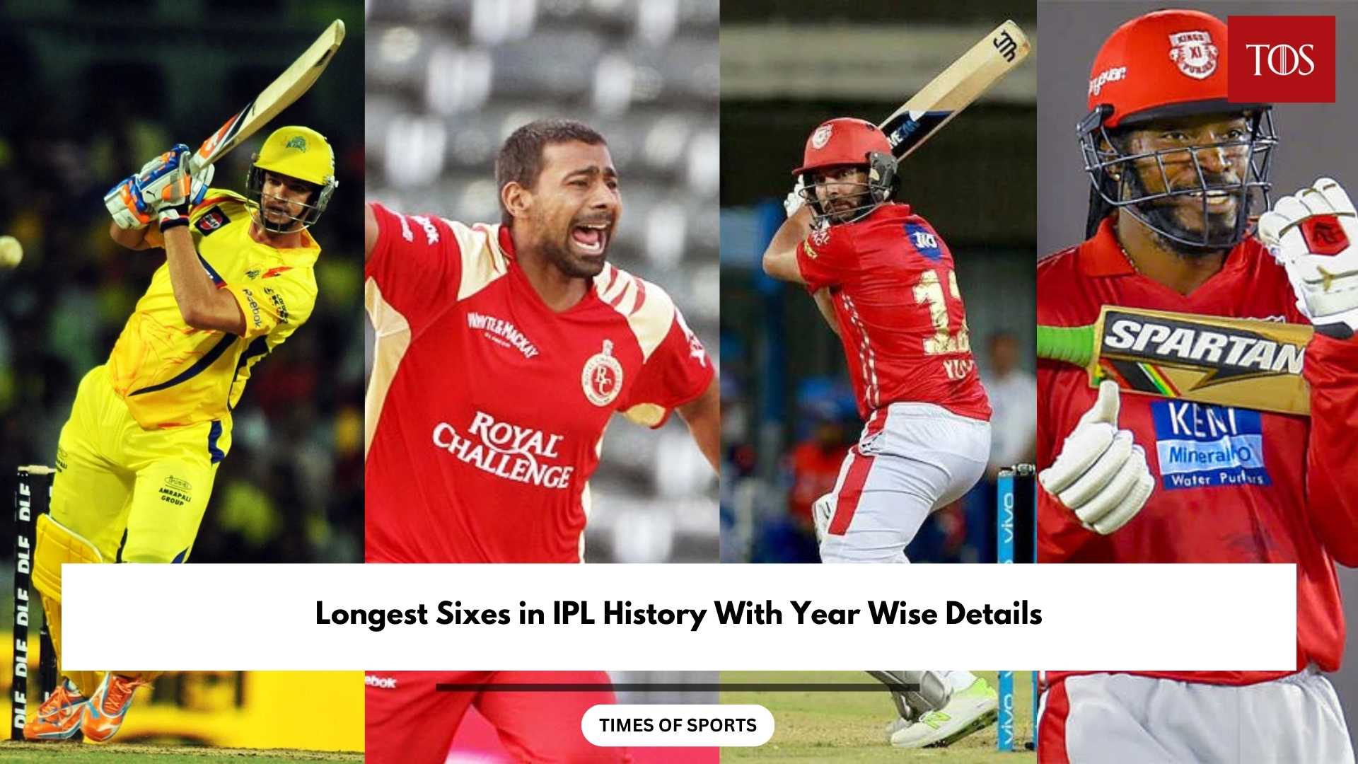 Longest Sixes In IPL History With Year Wise Details