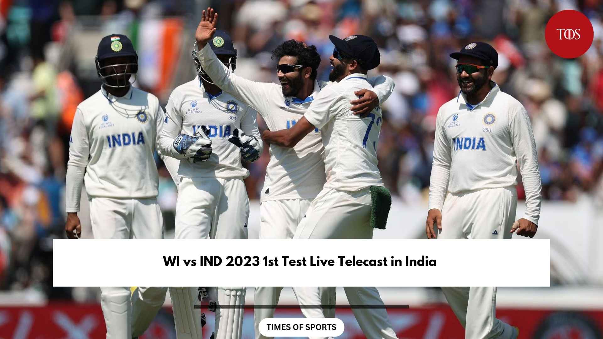 WI vs IND 2023 1st Test Live Telecast in India
