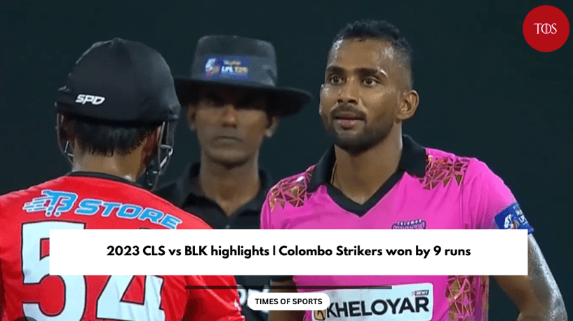 2023 CLS vs BLK highlights | Colombo Strikers won by 9 runs