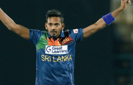KKR named Chameera as Gus Atkinson's replacement for IPL 2024