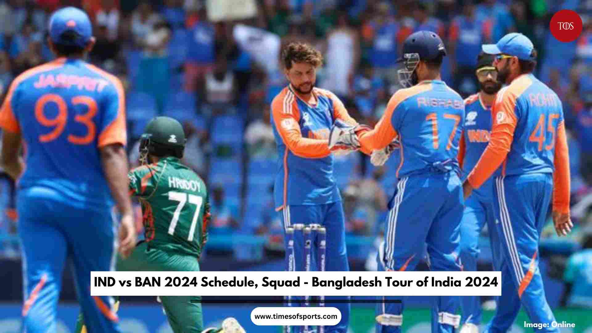 IND vs BAN 2024 Schedule, Squad - Bangladesh Tour of India 2024