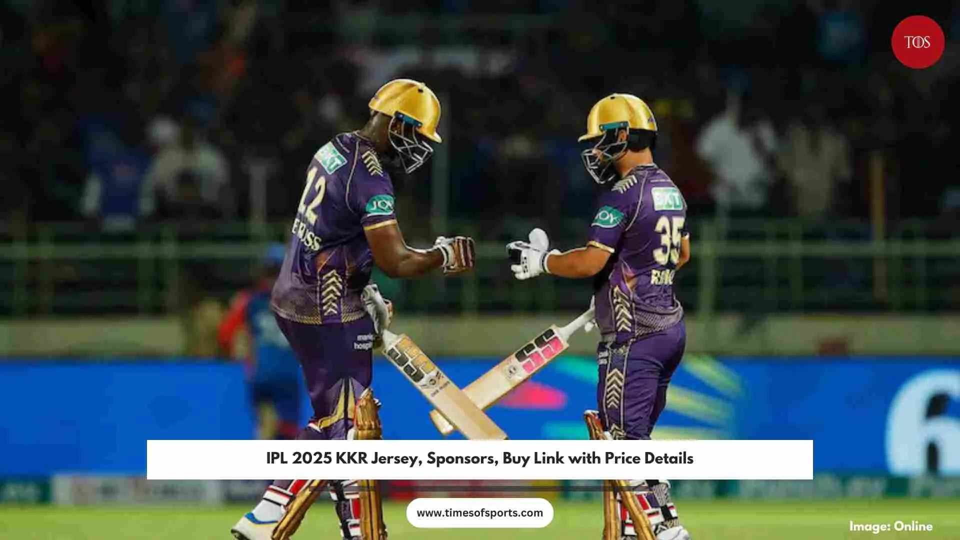 IPL 2025 KKR Jersey, Sponsors, Buy Link with Price Details