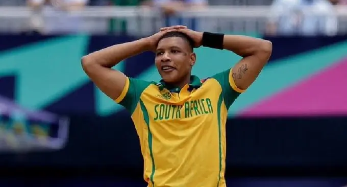 Ottneil Baartman Ruled Out for Third Pakistan ODI Due to Right Knee Injury