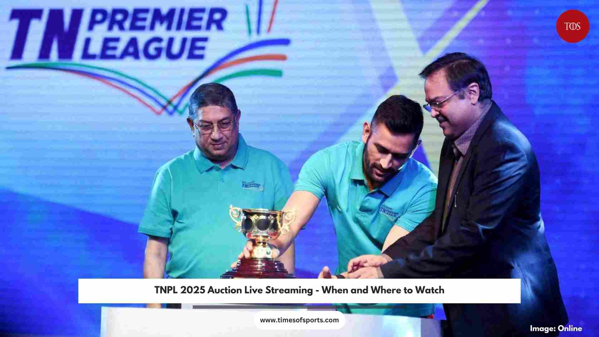 TNPL 2025 Auction Live Streaming - When and Where to Watch