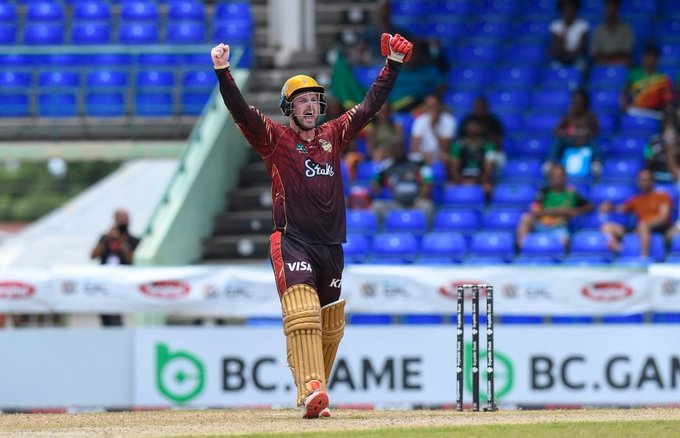 CPL 2025 SKNP vs TKR Highlights | Trinbago Knight Riders won by 12 Runs
