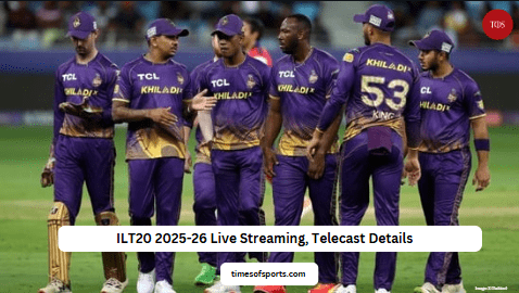 ILT20 2025-26 Live Streaming, Telecast Details