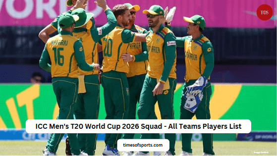 ICC Men's T20 World Cup 2026 Squad - All Teams Players List