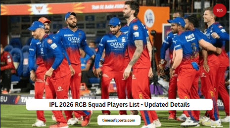 IPL 2026 RCB Squad Players List with New Signings in Auction